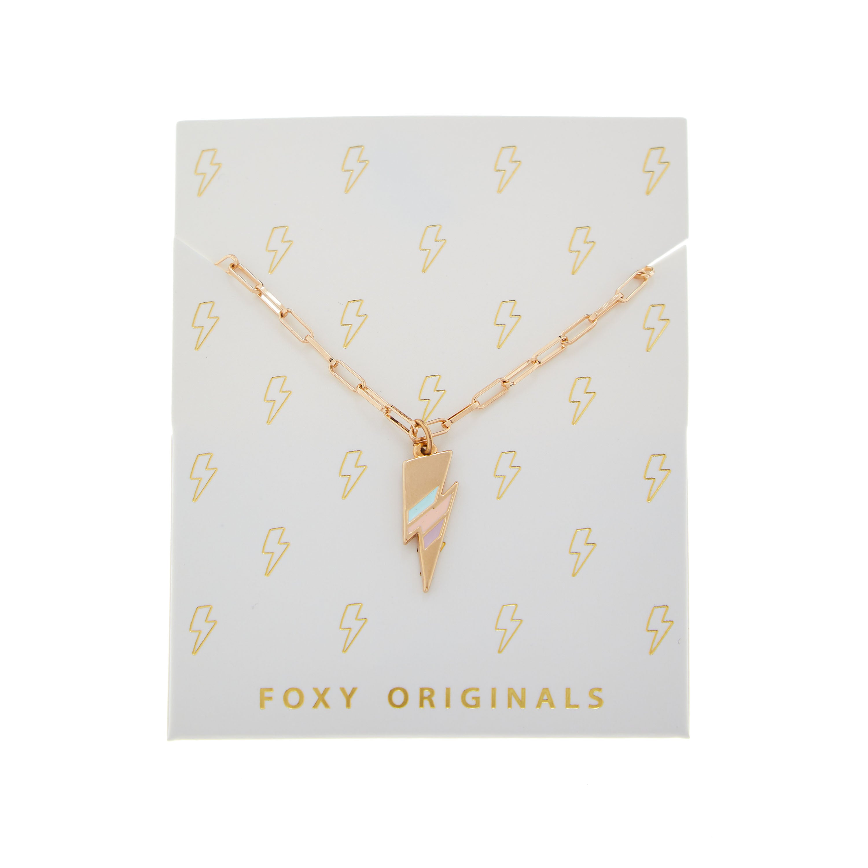 Bolt Necklace in Gold – Foxy Originals