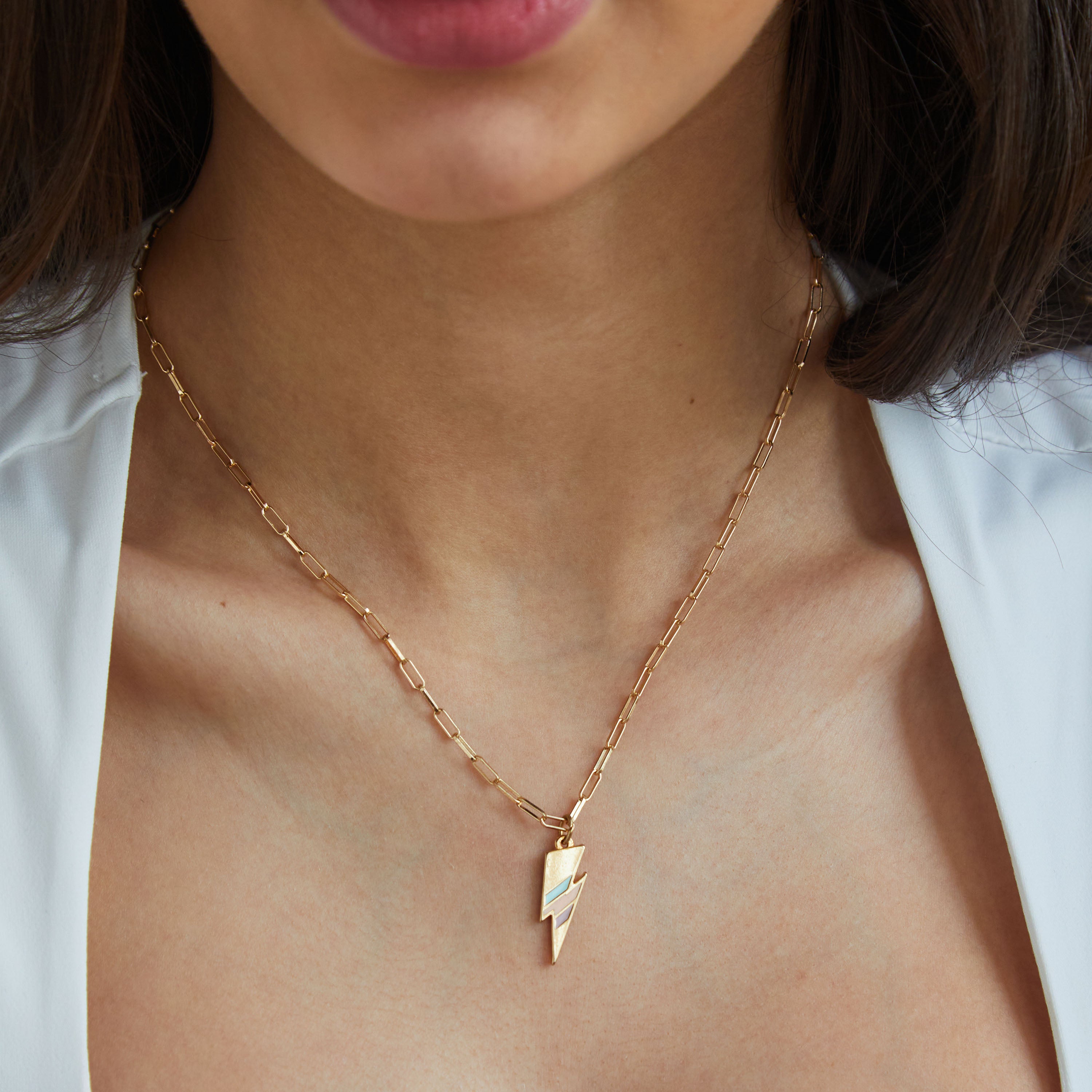 Bolt Necklace in Gold – Foxy Originals