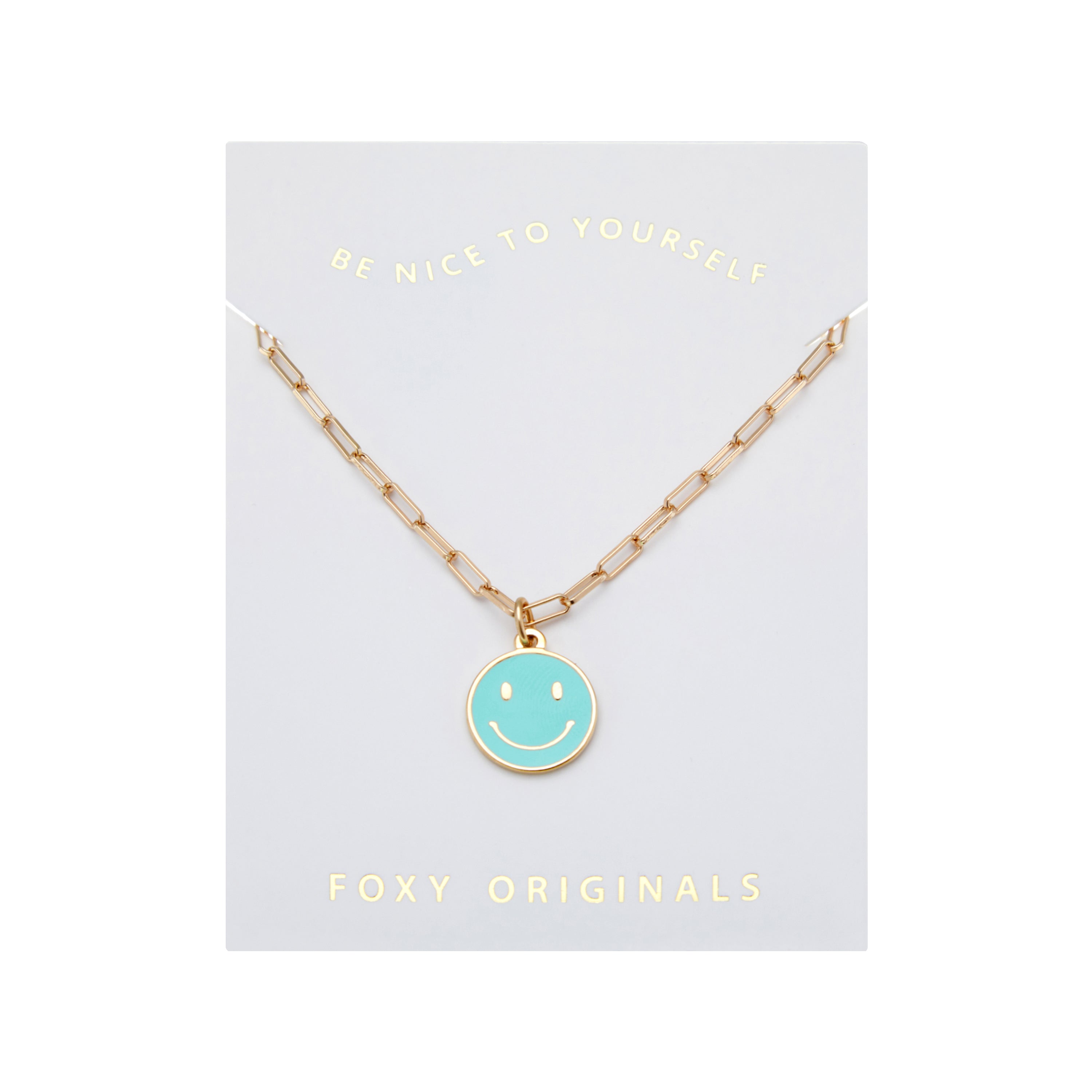Be Happy Necklace in Gold – Foxy Originals