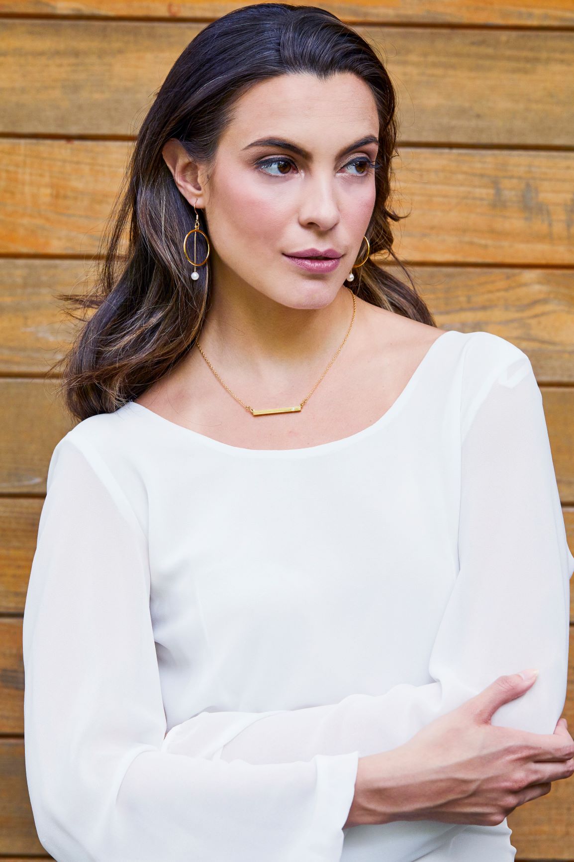 Skyler Necklace in Gold – Foxy Originals